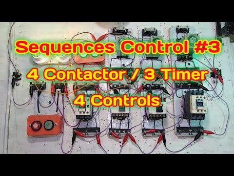 4 CONTACTOR / 3 TIMER / 4 CONTROLS (Tagalog) Basic Motor Control Tutorial - YouTube