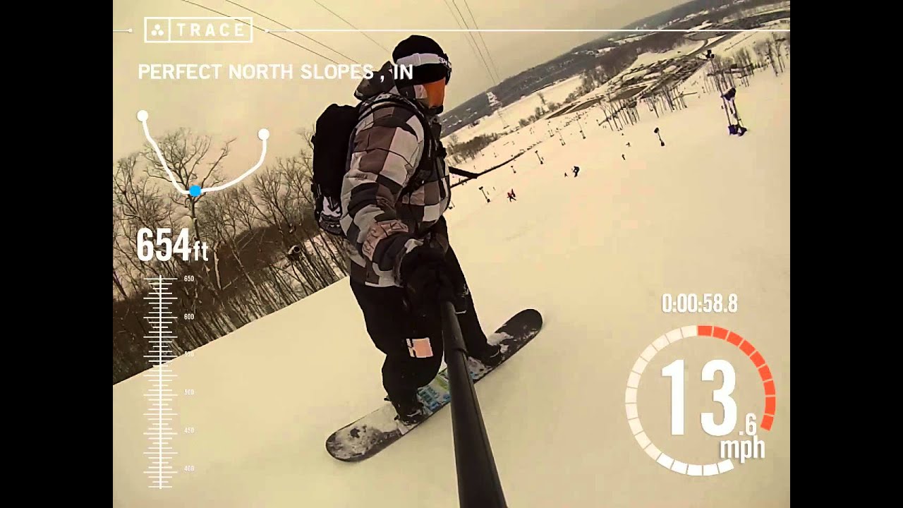 Trace: Skiing - Edwin Quinones at Perfect North Slopes - YouTube