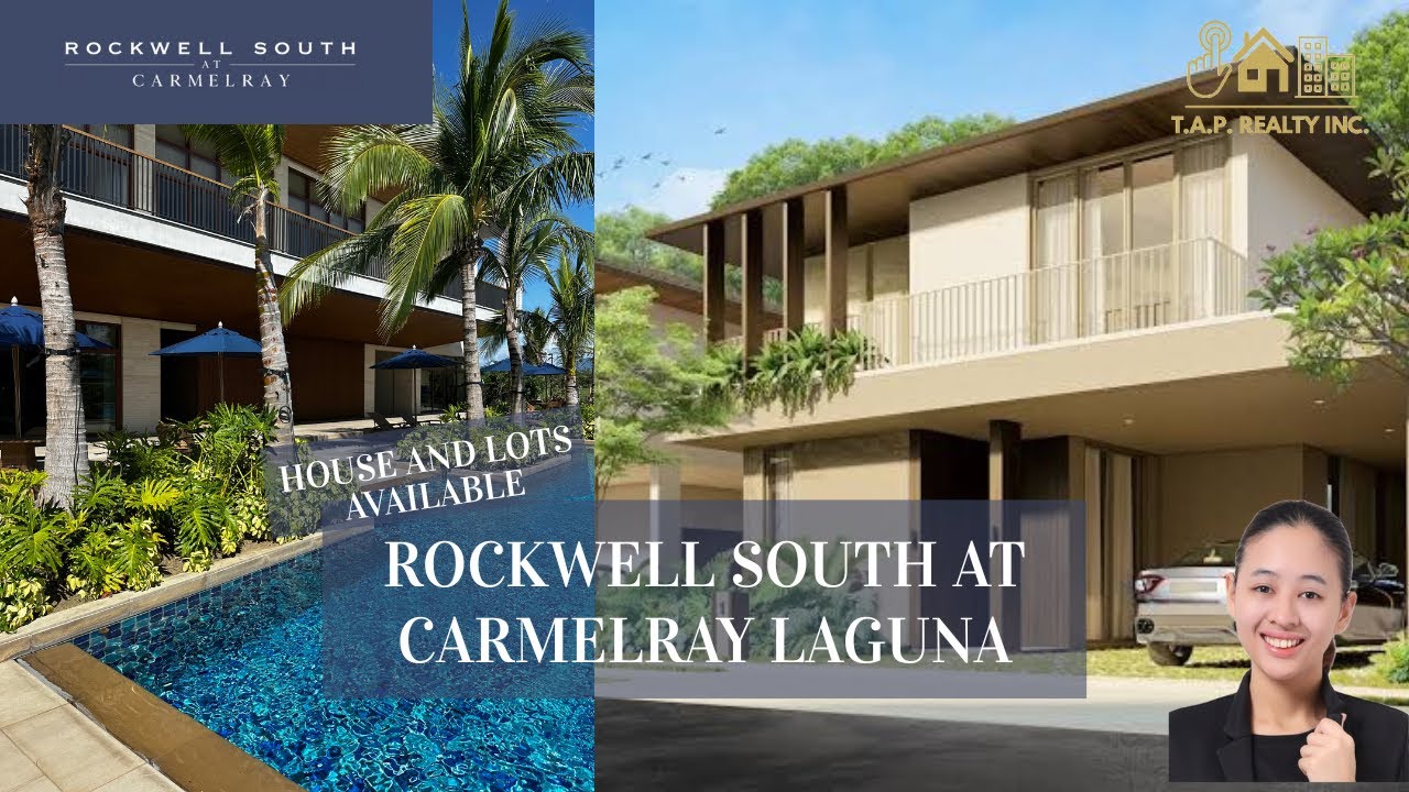 Rockwell South at Carmelray Nuvali Area House and Lots Available - YouTube