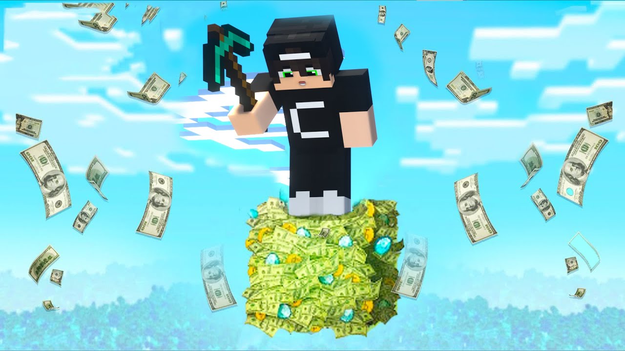 One Money Block Minecraft - YouTube