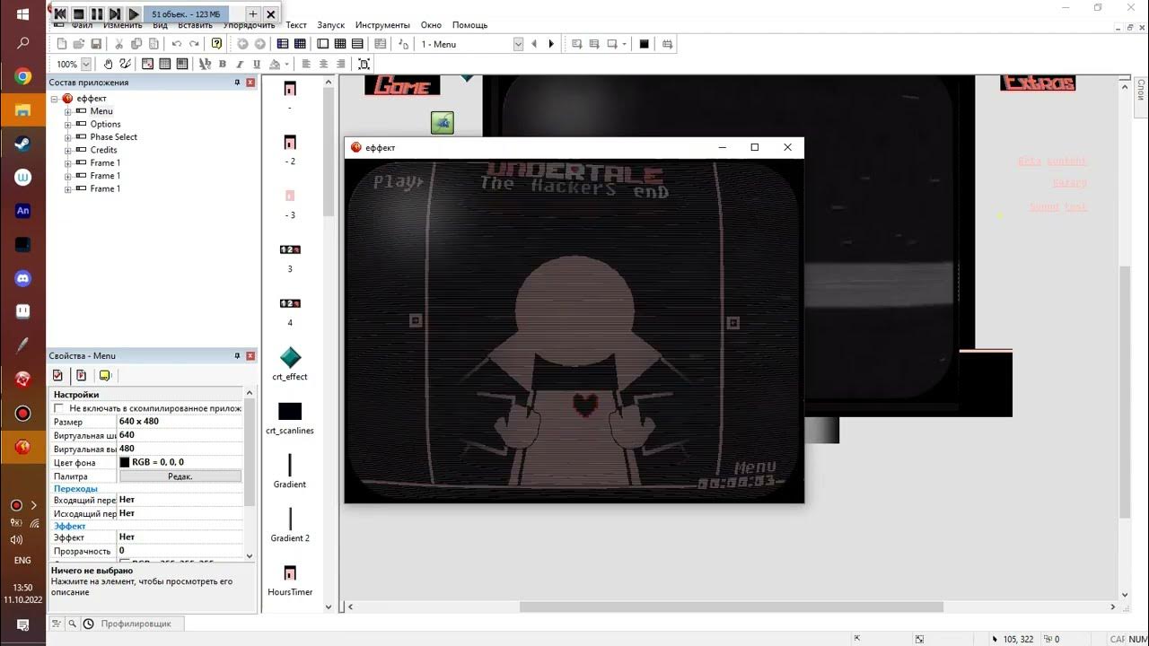 DevLog #2: Credits, Level Sel. and New logo / Cool | ClickTeam Fusion 2.5 | VHS Sans | Undertale ...