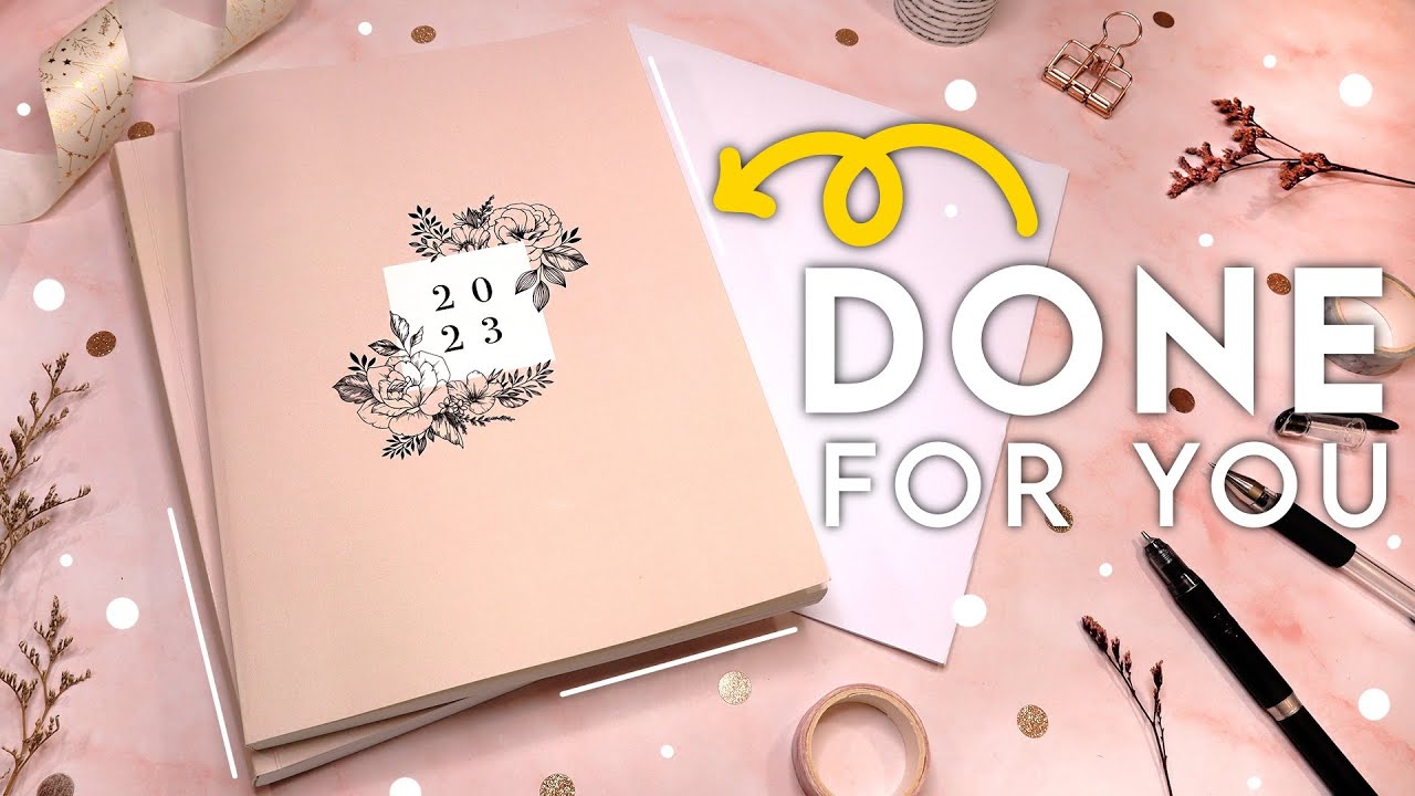My 2023 Pre-Made Bullet Journal Set-up 🎉 - YouTube