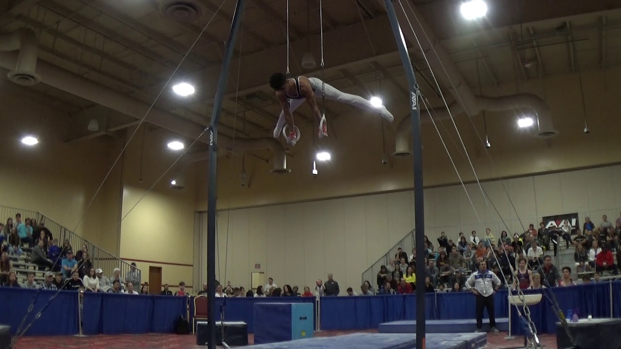 Raydel Gamboa - Still Rings - 2019 Winter Cup Junior Finals - YouTube