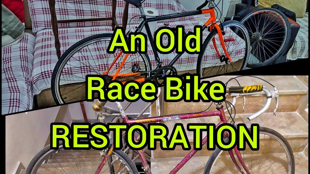 An old race bike RESTORATİON ⚡ Eski Tip Yarış Bisikleti Restorasyonu ...