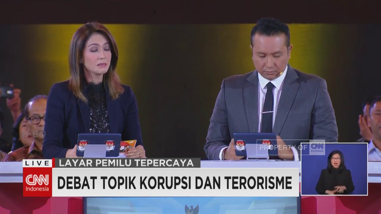 Debat capres dan cawapres 2019 - YouTube