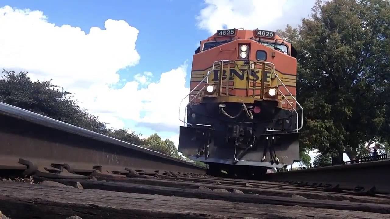 train run over camera - YouTube