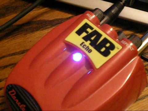 Danelectro FAB Echo Demo - YouTube