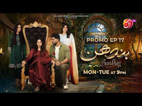 Bandhan | Episode 17 [Eng Sub] Sukaina Khan, Omer Shahzad, Aiman Zaman, Aan TV, New Pakistani Dramas