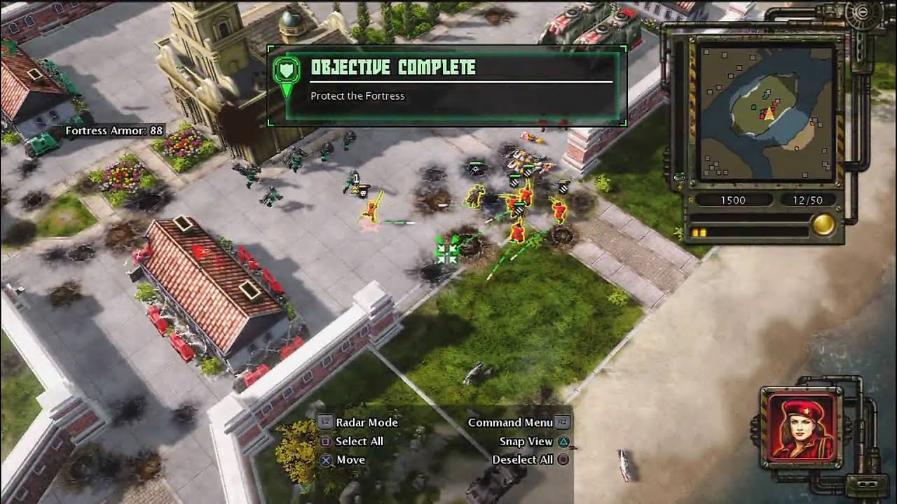 Red Alert 3 - Soviet Mission 1 - Leningrad walkthrough - YouTube