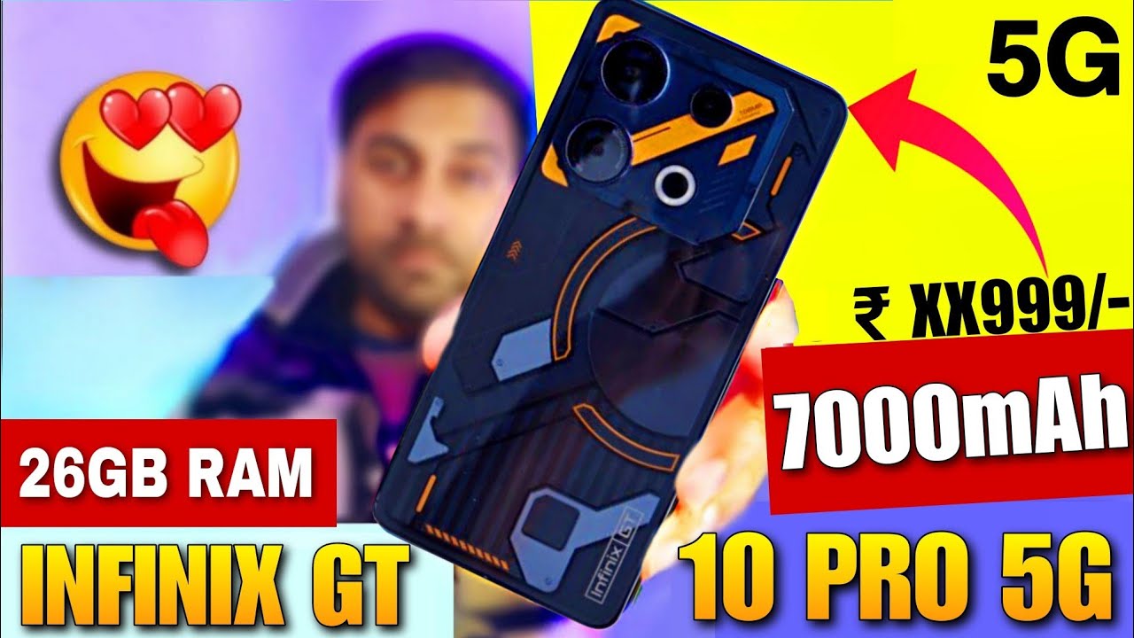 Infinix GT 10 Pro 5G Officially Launch in India With 7000mAh | 26GB ...