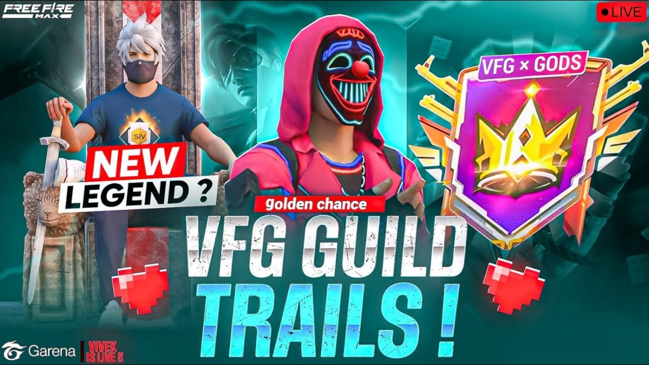 🥇 ALL GUNS 🍁GUILD TRIALS 💥TEAM VFG 🍁| #FREEFIRE#telugu#vivekgaming# ...