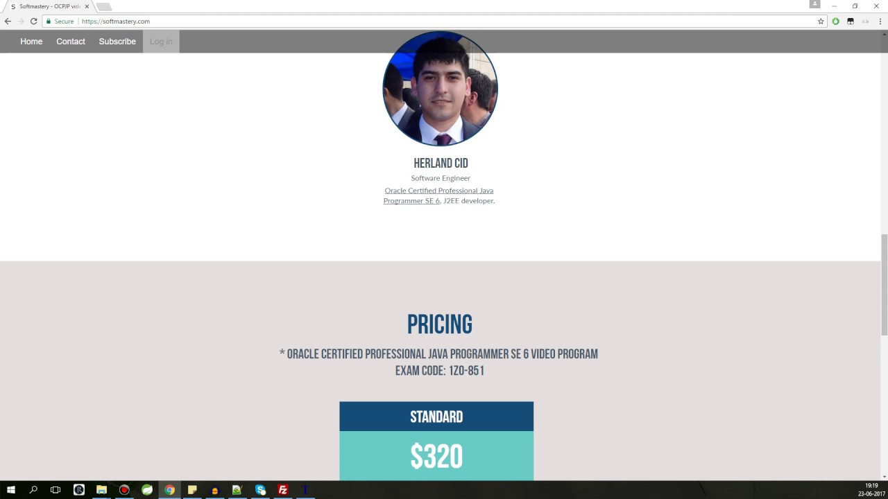 Oracle Certified Professional Java Programmer SE 6 Video Program - YouTube
