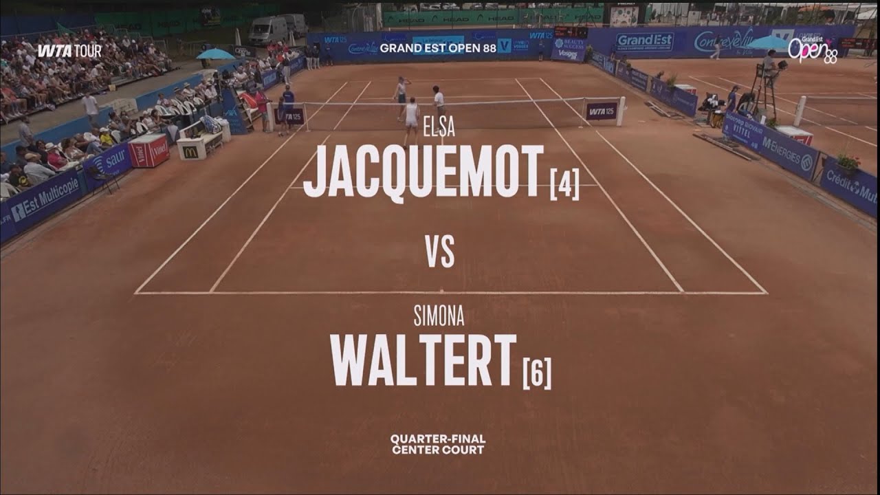 Elsa Jacquemot (FRA) vs Simona Waltert (SUI) - Game, Set and Match Point - YouTube