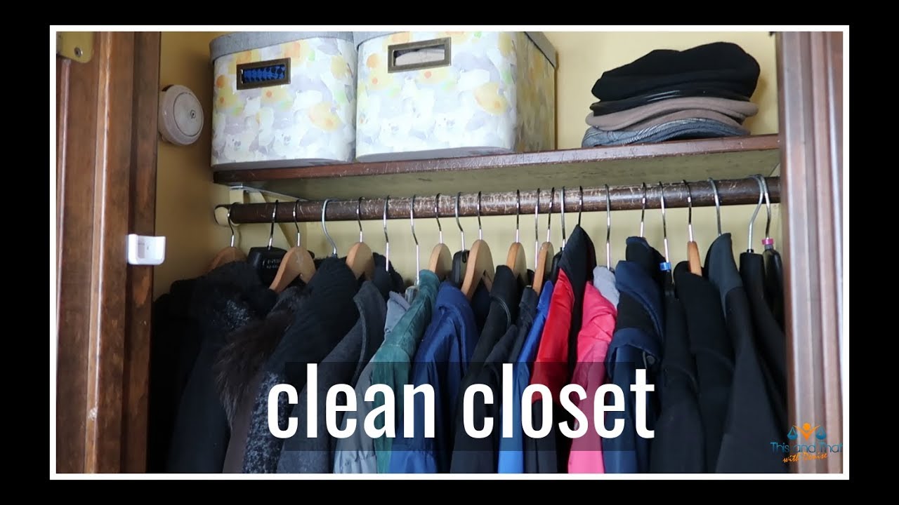 Spring Clean Closet Challenge 2019 | Zone 2 Entry way | Clean with Me ...