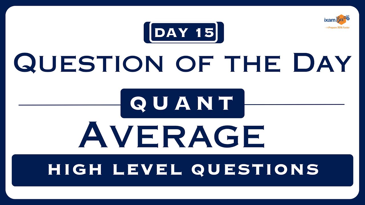 Question of the Day | Average | High Level Questions | Day 15 | By Neha ...