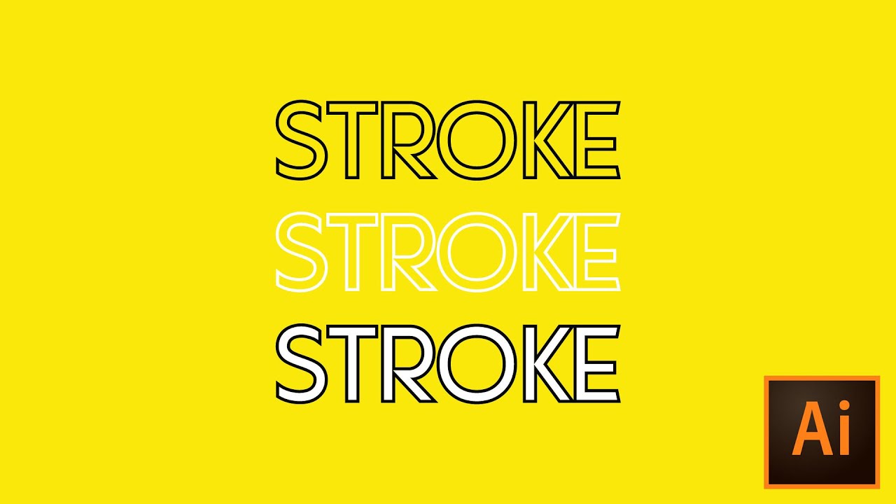 How To Outline Text In Illustrator outer Stroke YouTube how-to-outline-text-in-illustrator-outer-stroke-youtube