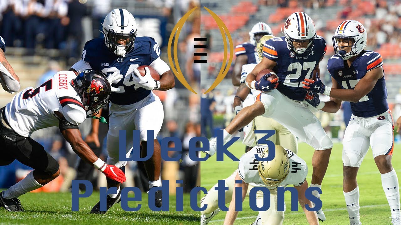 College Football Week 3 Betting Locks and Predictions - YouTube