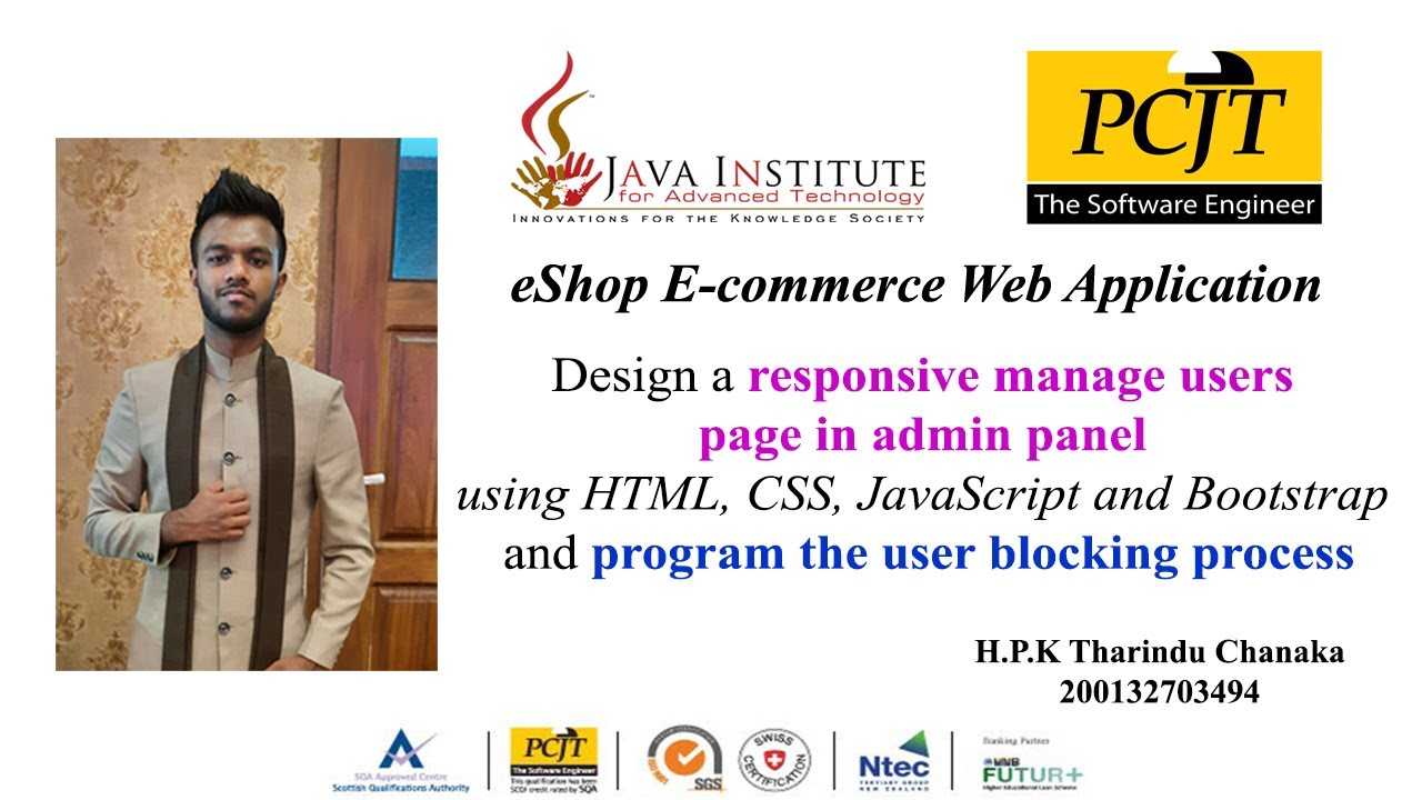 Web Project Task 47 | 1st Year | Semester 1 | JAVA Institute - YouTube