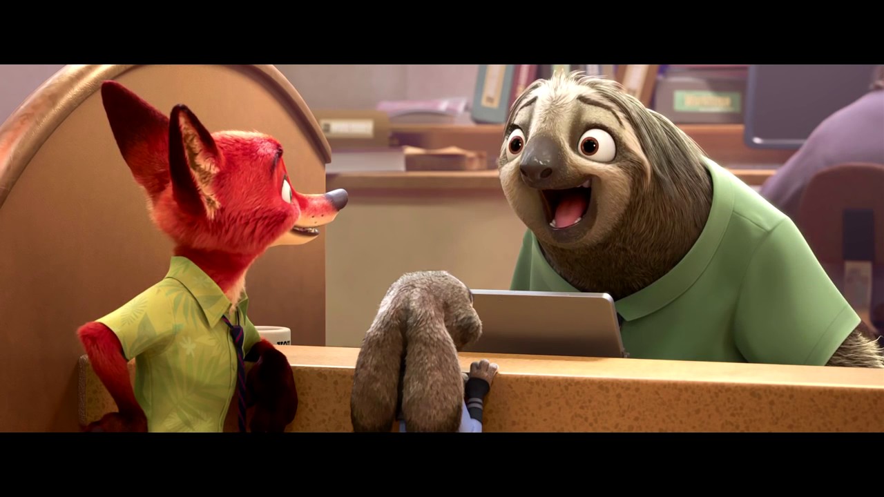 Zootopia film-Sloth Flash laughs must watch clip - YouTube