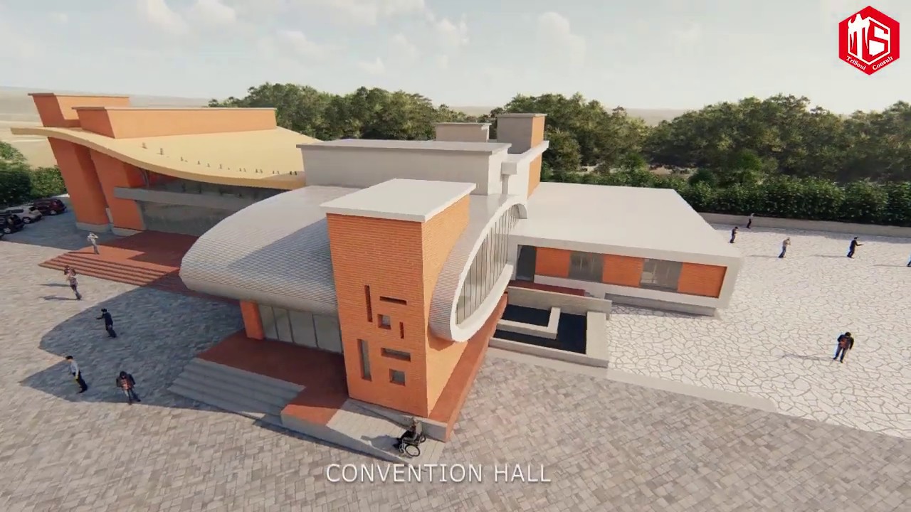 Convention Hall Concept Design By TriSoul Consult - YouTube