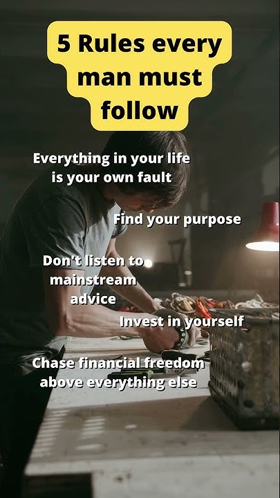 5 Rules Every Man Must Follow (Dating Advice) #shorts - YouTube