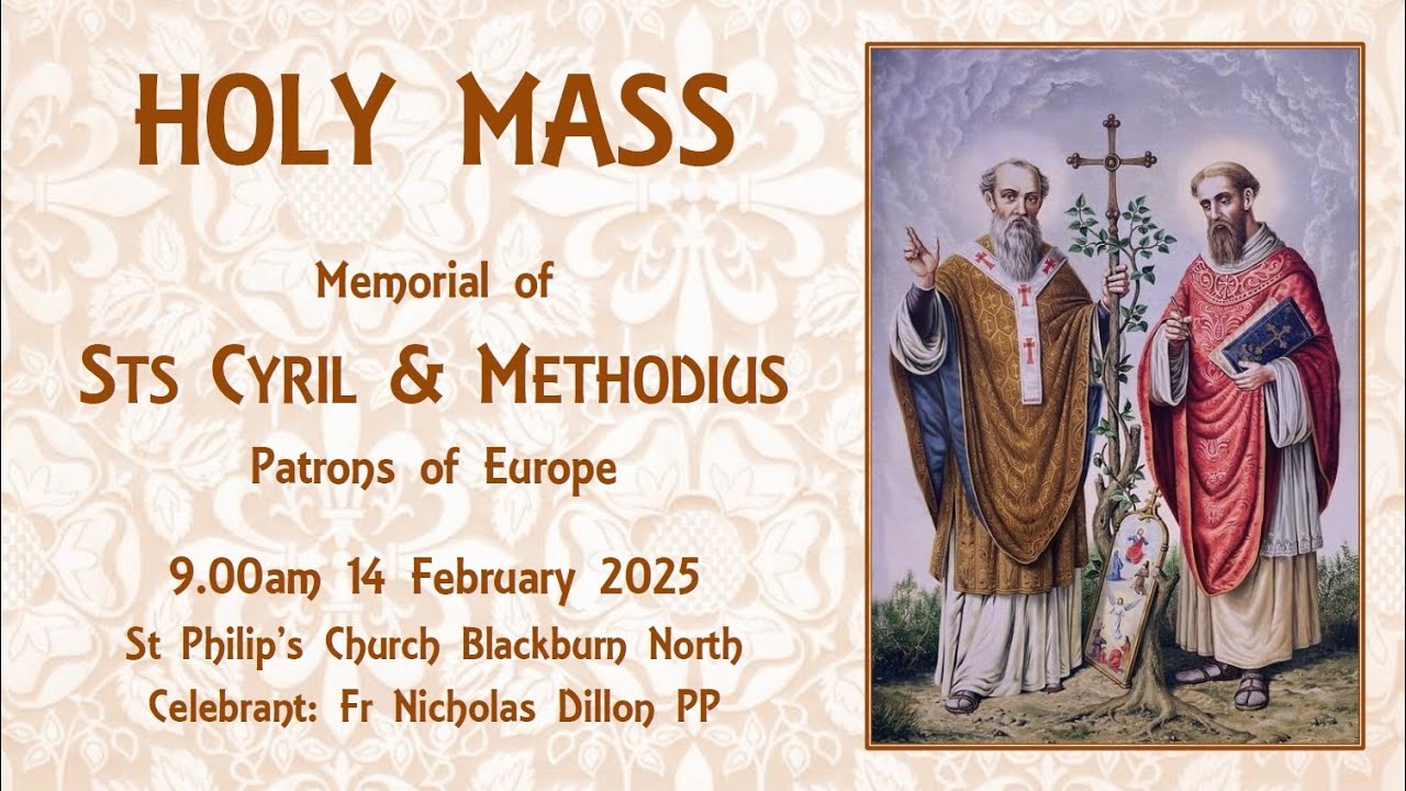 Holy Mass - Memorial of Sts Cyril & Methodius 14 February 2025 - YouTube