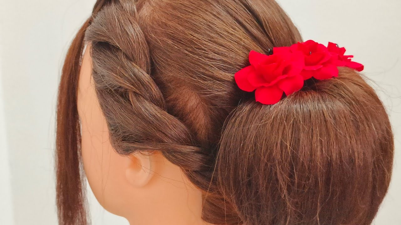 Easy Graceful Hairstyle - Simple n Beautiful Hairstyle 2025 - YouTube