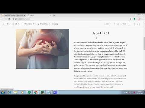 Heart Disease Prediction using Machine Learning project Python - YouTube
