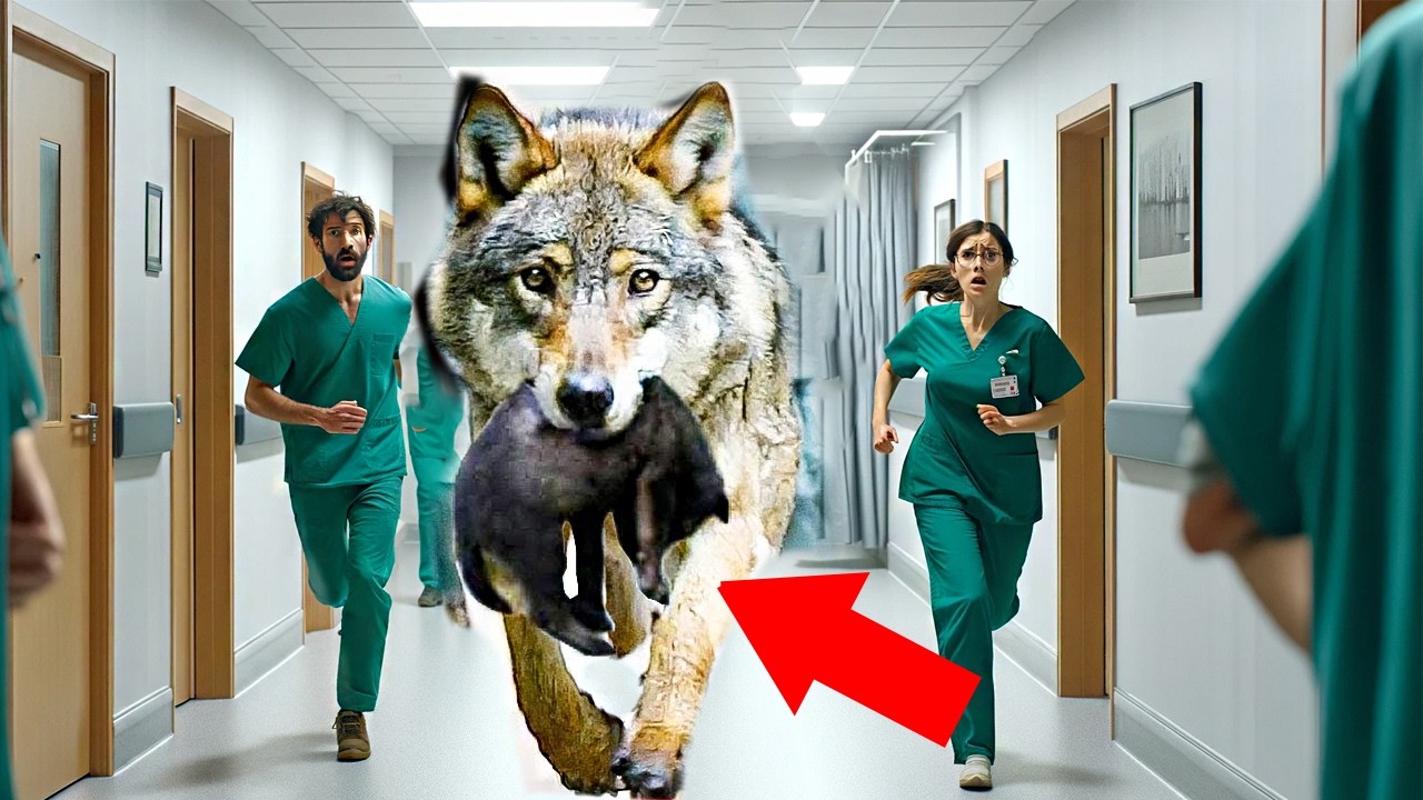 Wolf Suddenly Breaks Into Hospital, Nurse Bursts Into Tears When She ...