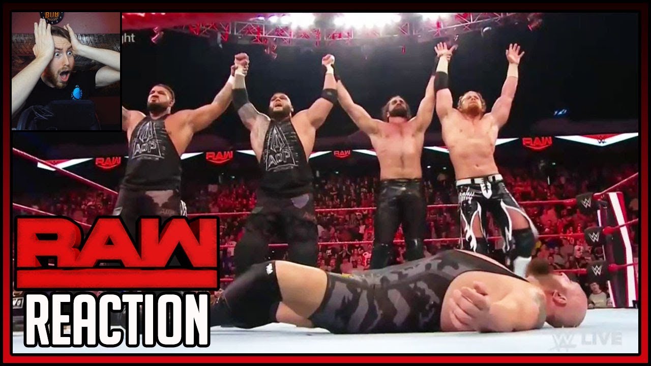 Buddy Murphy Joins Seth Rollins and The AOP Reaction - YouTube
