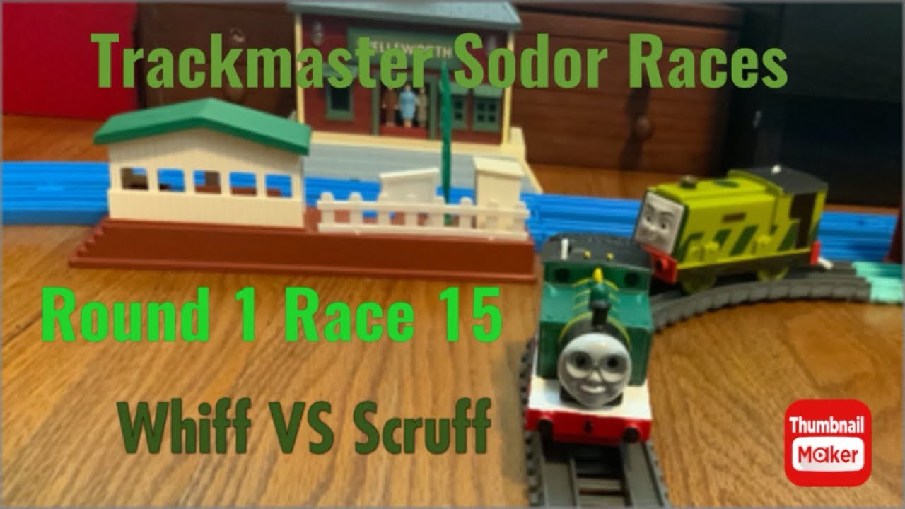 Trackmaster Sodor Races [Round 1 Race 15] Whiff VS Scruff - YouTube
