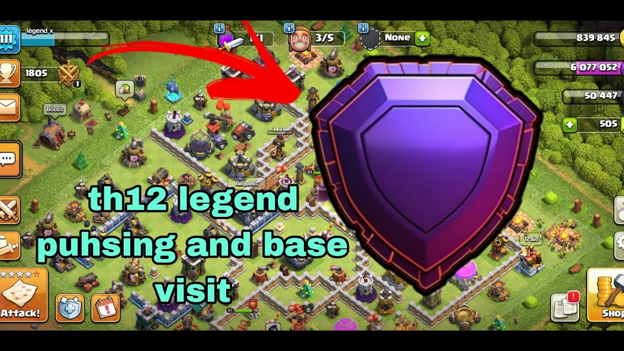 Th12 legend pushing and base visiting - YouTube