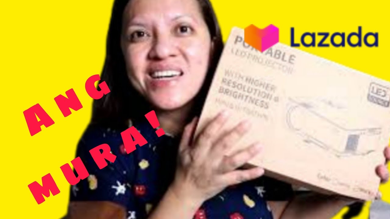 PORTABLE MINI PROJECTOR SA LAZADA SULIT BA?/UNBOXING AND REVIEW - YouTube