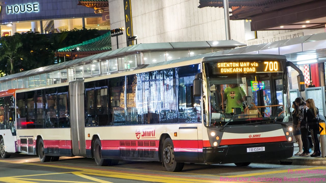 [SMRT] Service 700 Express Sector - TIB1034D - YouTube