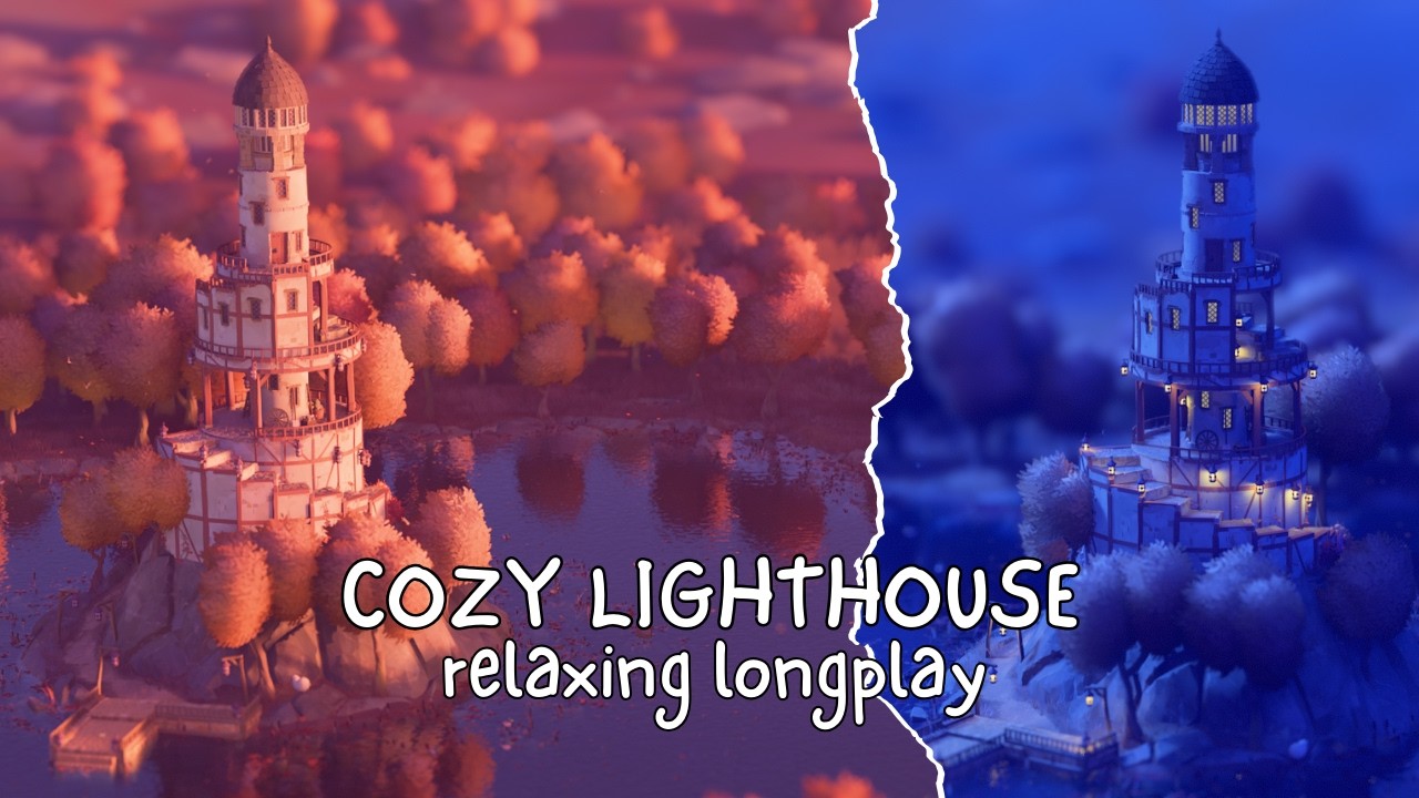 Cozy Lighthouse Build | Relaxing Longplay in Tiny Glade | Day & Night ...