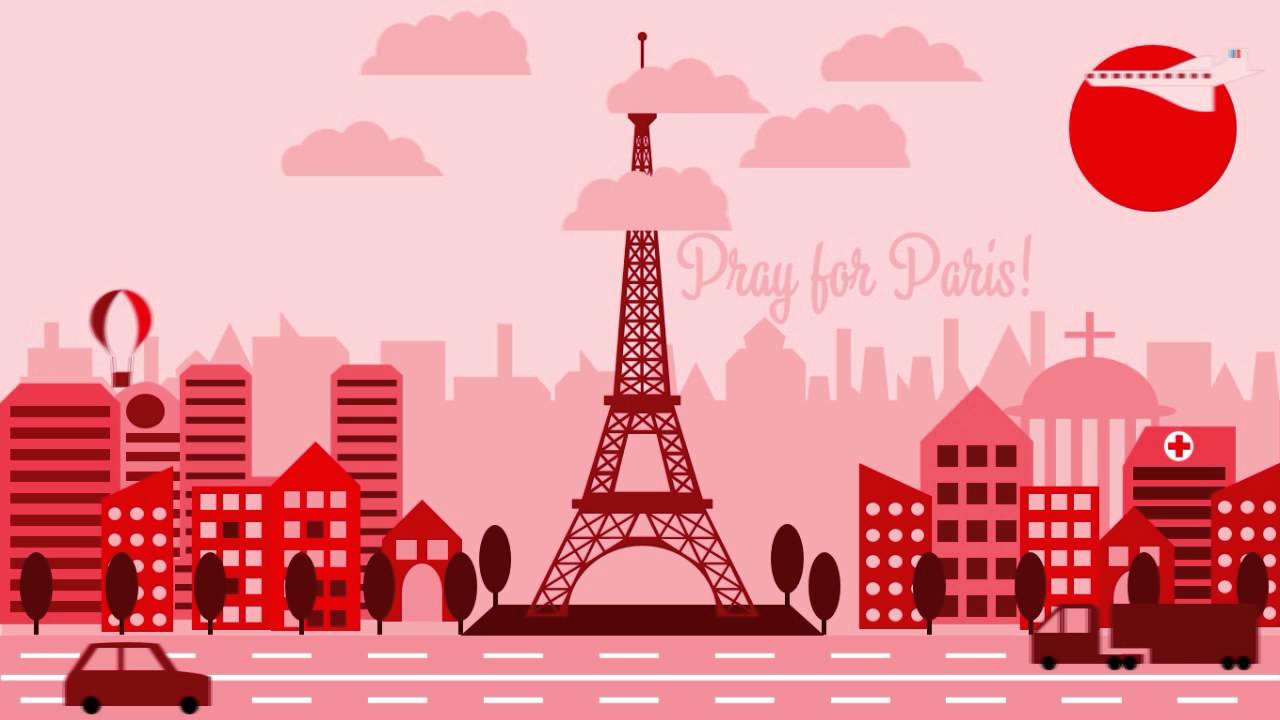 Pray for Paris bằng Slide Powerpoint Animation ấn tượng / Khóa học # ...