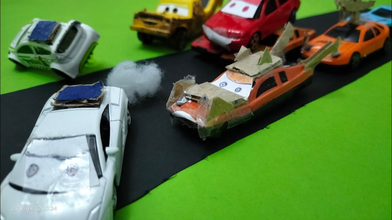 Cars on the road: The road rumblers! Stop Motion. - YouTube