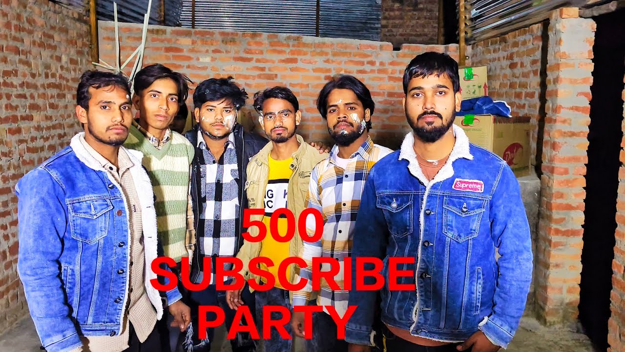 500 subscribe party ।। #enjoy #shorts #trending #funnyvirelvideo - YouTube