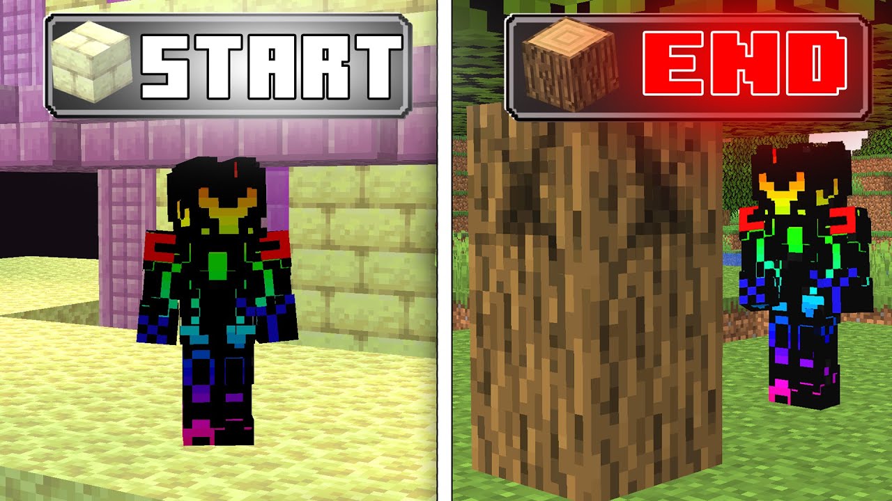 I Tried To Beat Minecraft Backwards - YouTube