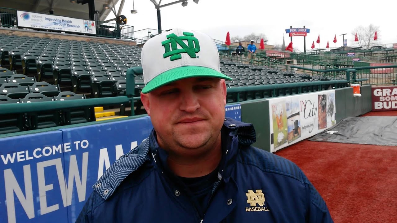 Notre Dame baseball pitching coach Chuck Ristano talks about signs ...
