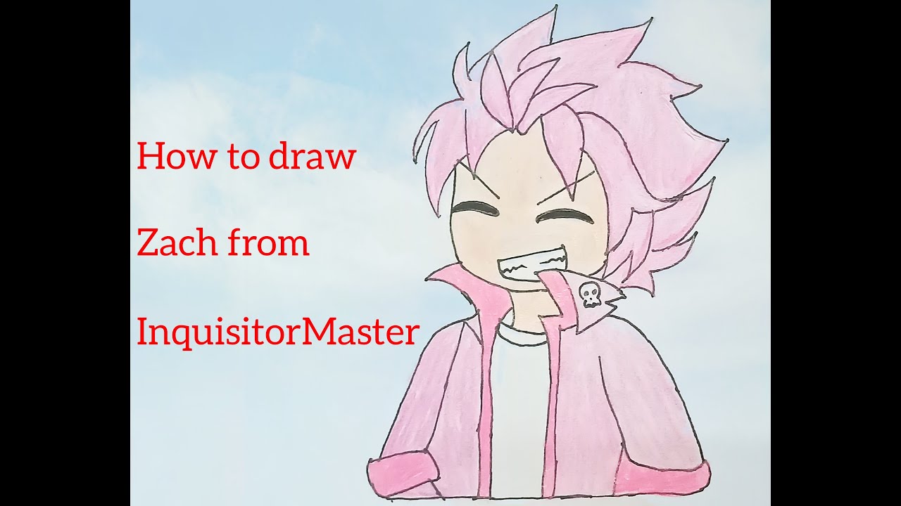 How to draw Zach from InquisitorMaster / Zach InquisitorMaster - YouTube