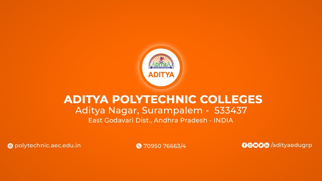 Aditya Polytechnic Colleges | Surampalem - YouTube