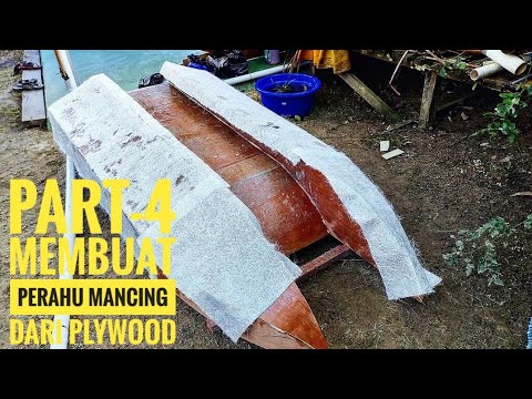 MEMBUAT PERAHU MANCING DARI BAHAN PLYWOOD - YouTube
