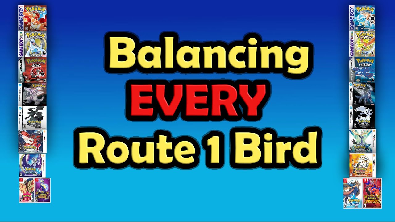 Fixing EVERY Route 1 Bird Pokemon - YouTube