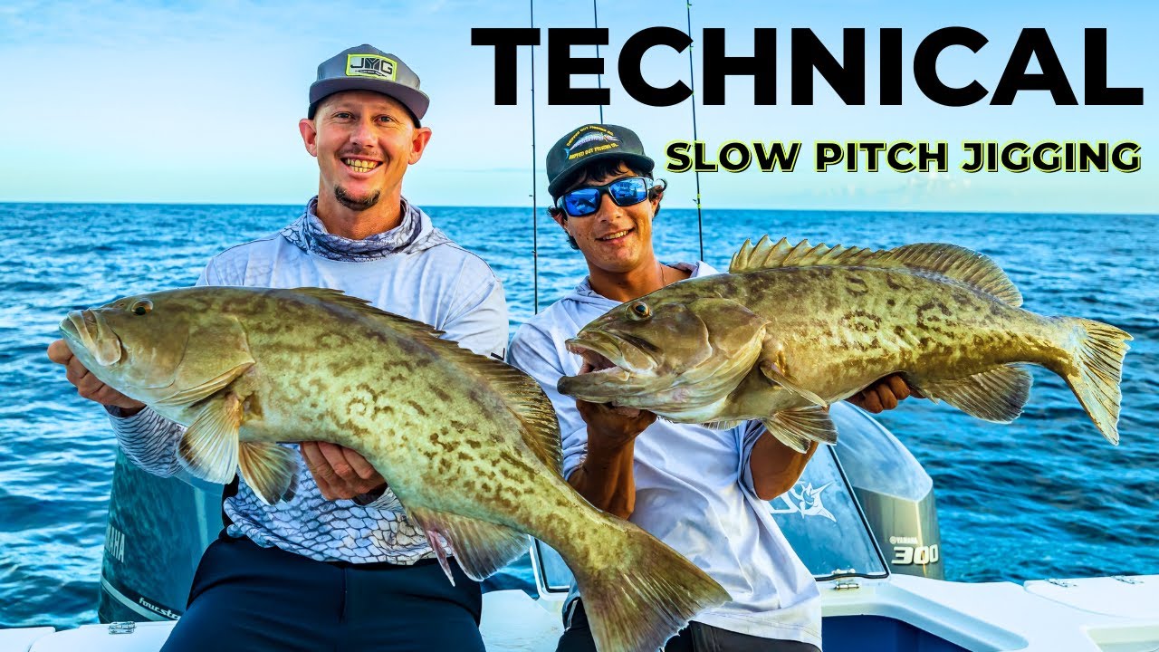 Technical Slow Pitch Jigging for Gag Grouper - JYG PROFISHING - YouTube