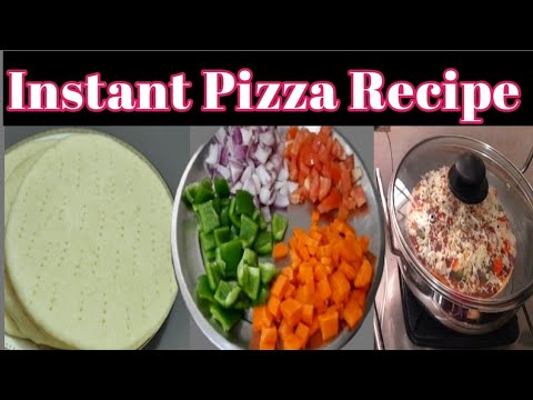 Readymade Base Pizza Recipe | Simple Pizza Recipe | How to Make Pizza ...
