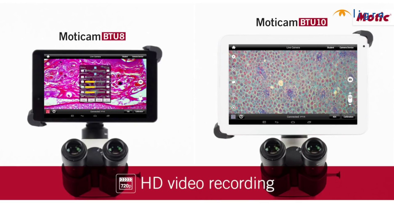 Motic - Moticam Tablet Solutions - YouTube