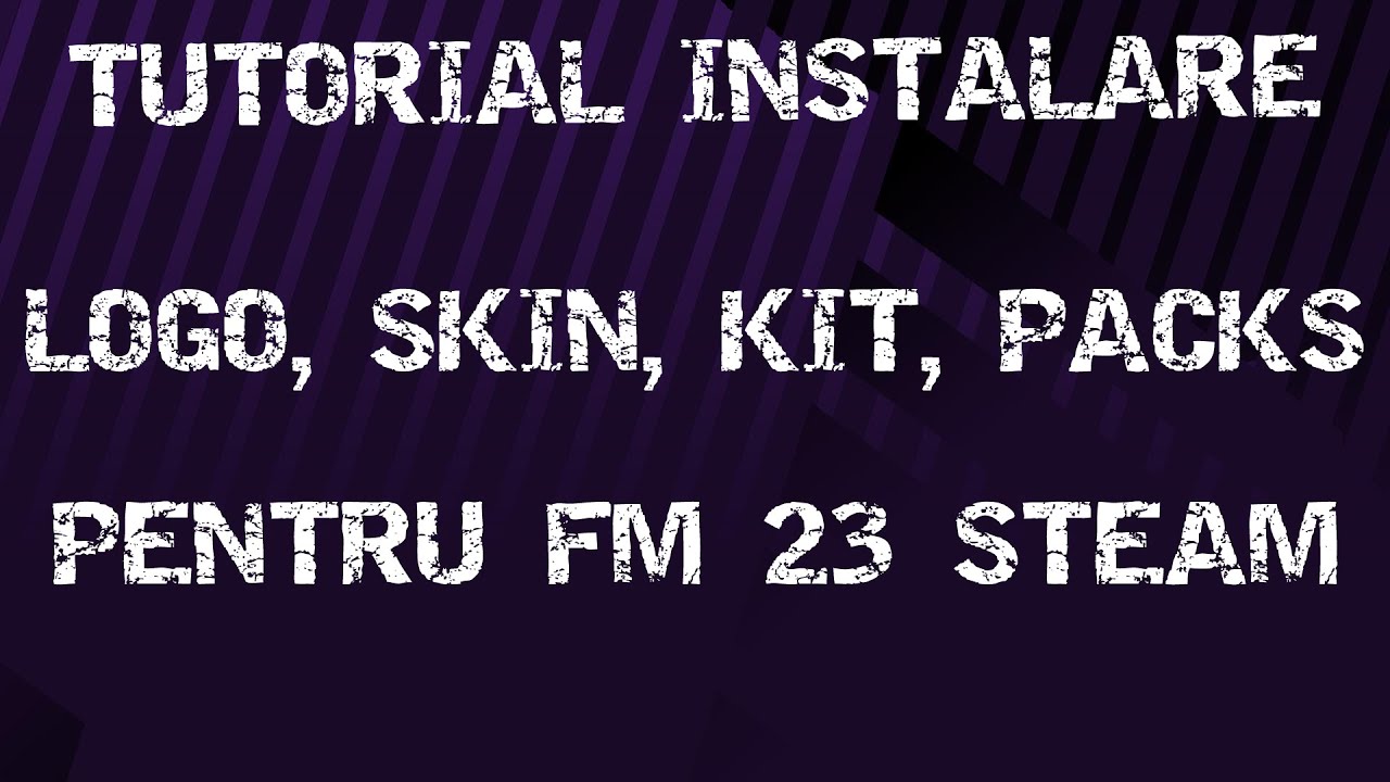 Tutorial instalare Faces pack,Skins pack si Kits pack pentru FM 23 ...