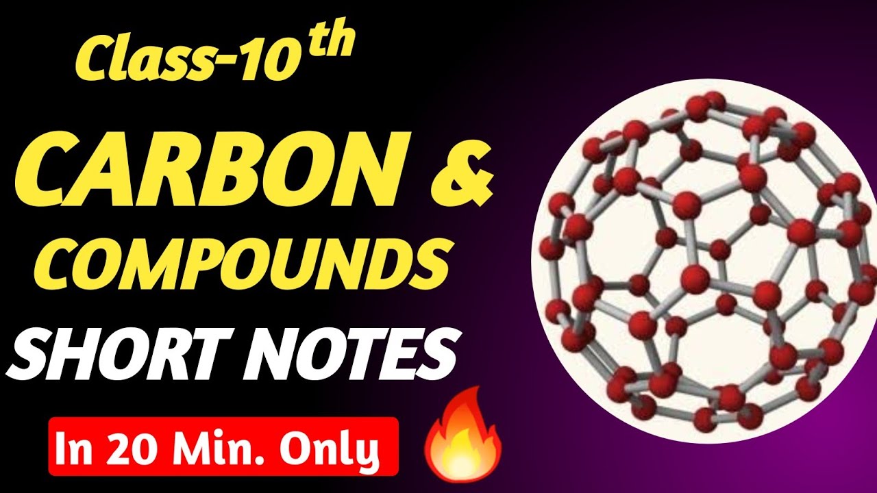 Carbon and Its Compounds One Shot| Class 10 Science Chapter 4 Short ...