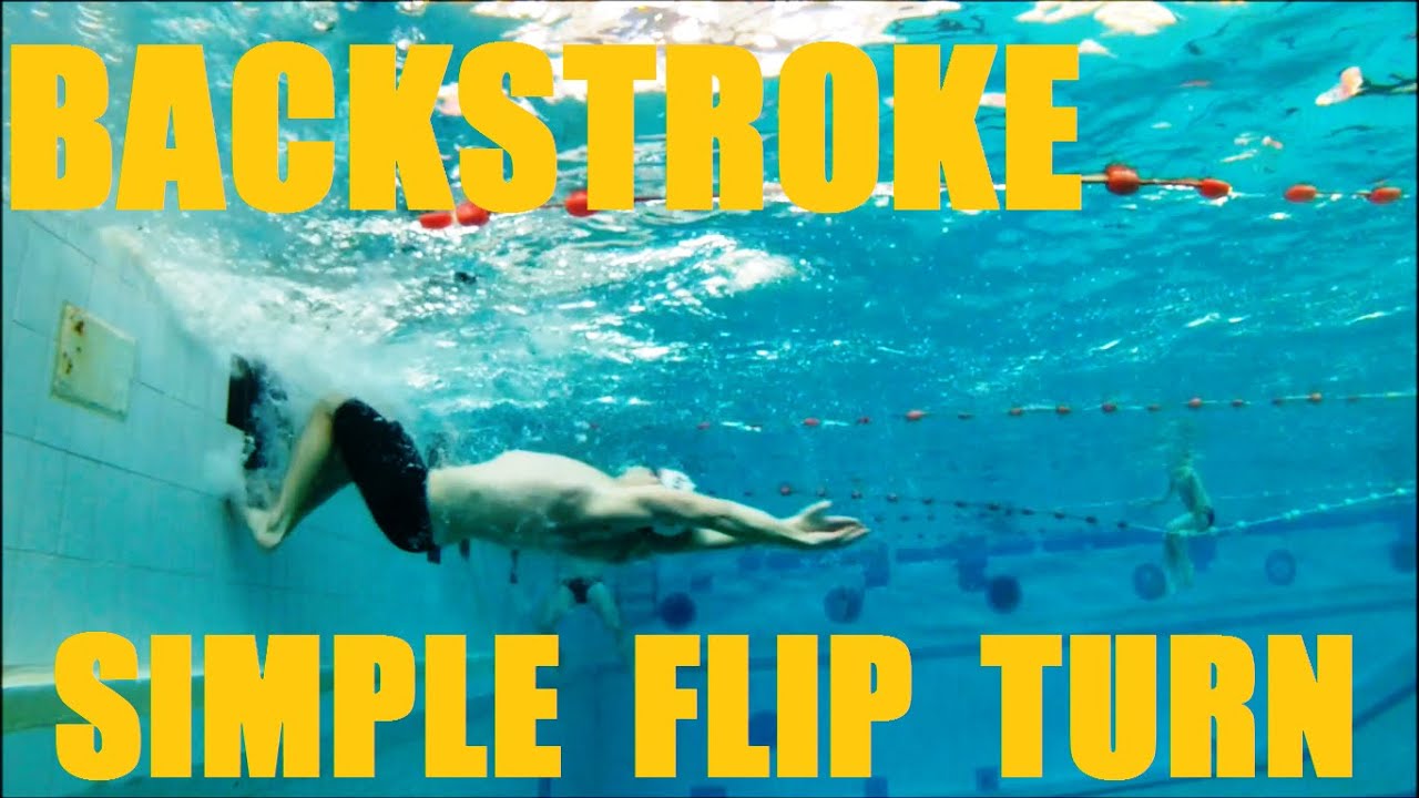 Backstroke simple flip turn | Nawrót grzbiet - Jakub Jasiński - YouTube